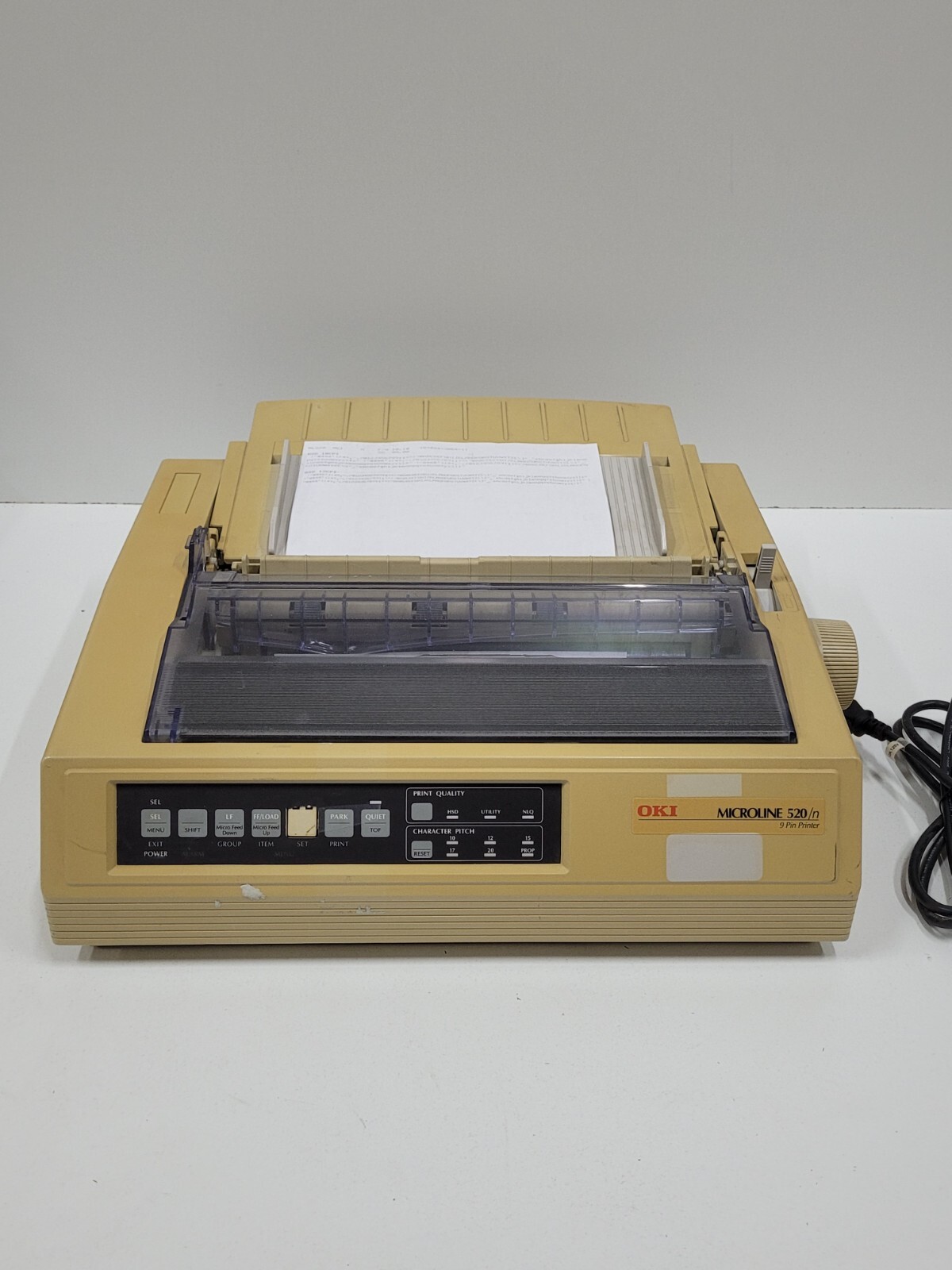 OKI MICROLINE 520 /N 9 PIN DOT MATRIX PRINTER, OKIDATA | eBay