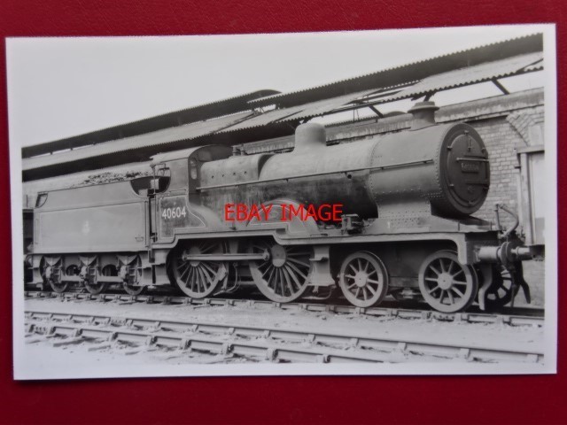 PHOTO LMS CLASS 2P LOCO NO 40604 AT CORKERHILL 1954 | eBay UK