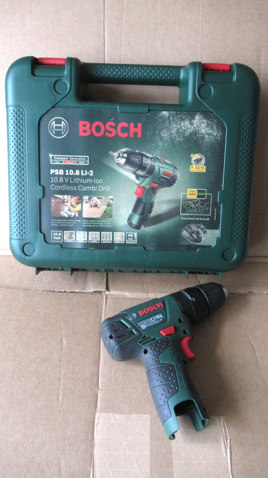 Bosch PSB 10.8v LI-2 Cordless Combi Hammer Drill ScrewDriver | eBay UK