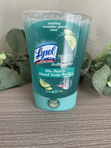 Lysol No-Touch Refill Antibacterial Hand Soap Cucumber Splash | eBay