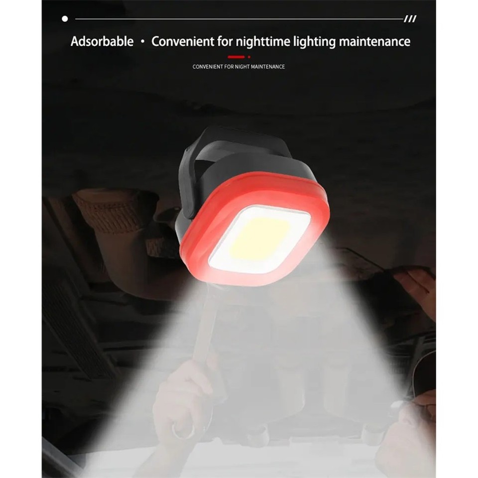 LED Emergency Work Light Portable Flashlight with 4 Lighting Modes ...