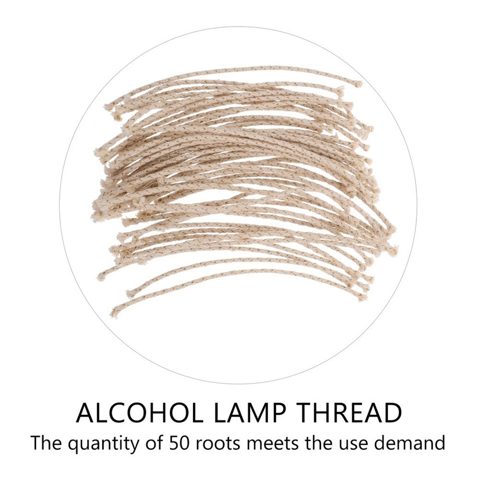 50pcs Candle Wick Thread Alcohol Lamp Wick Thread Wick Rope | eBay UK