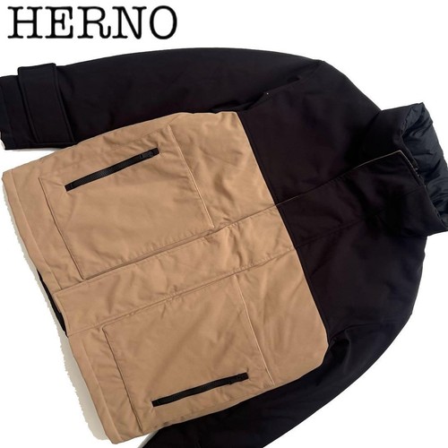 Herno Business Bicolor Men's Down Jacket Windproof Warm Size L 50 US 40 ...