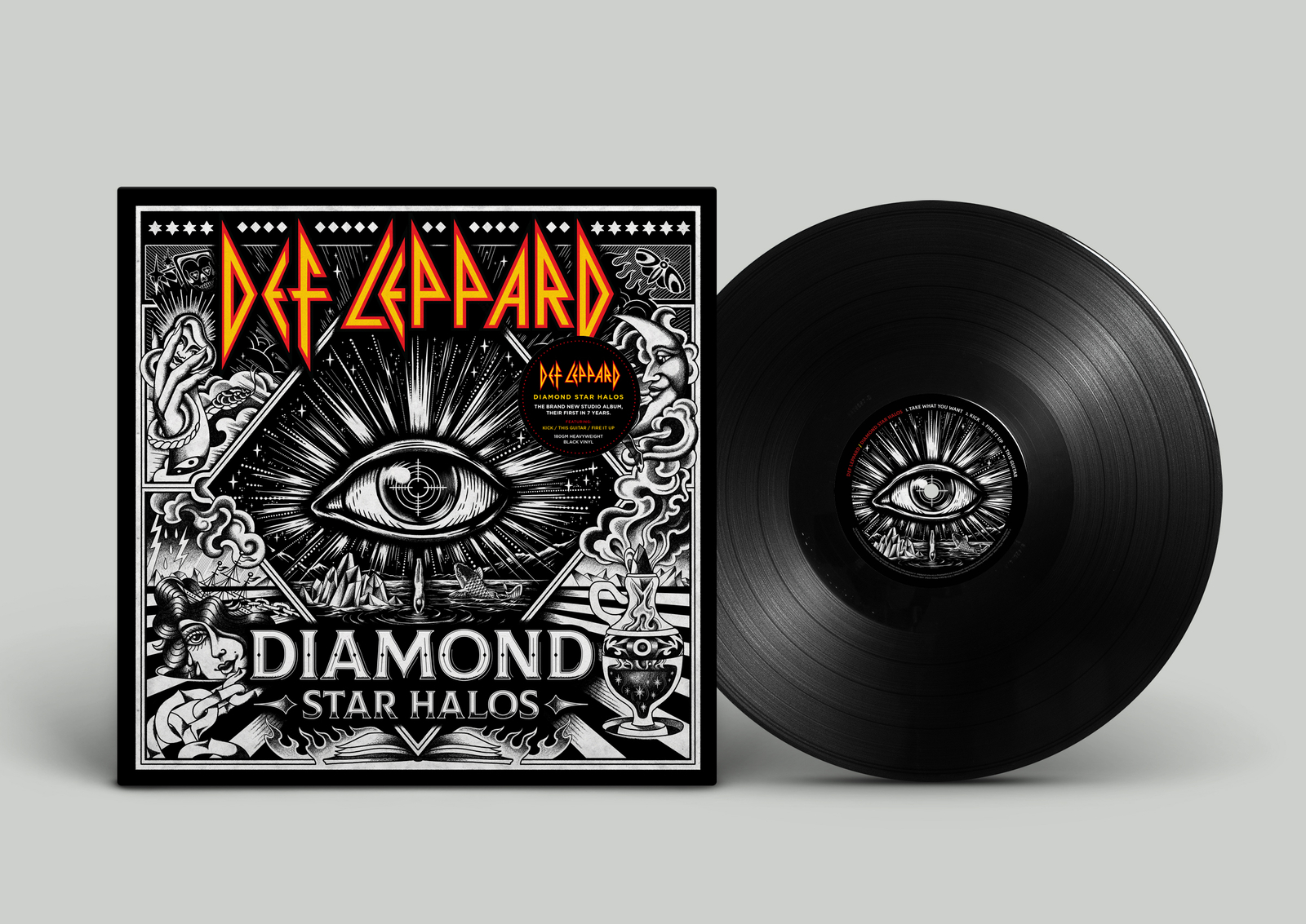 Def Leppard 'Diamond Star Halos' 2LP Vinyle noir - Nouveau et Scellé | eBay