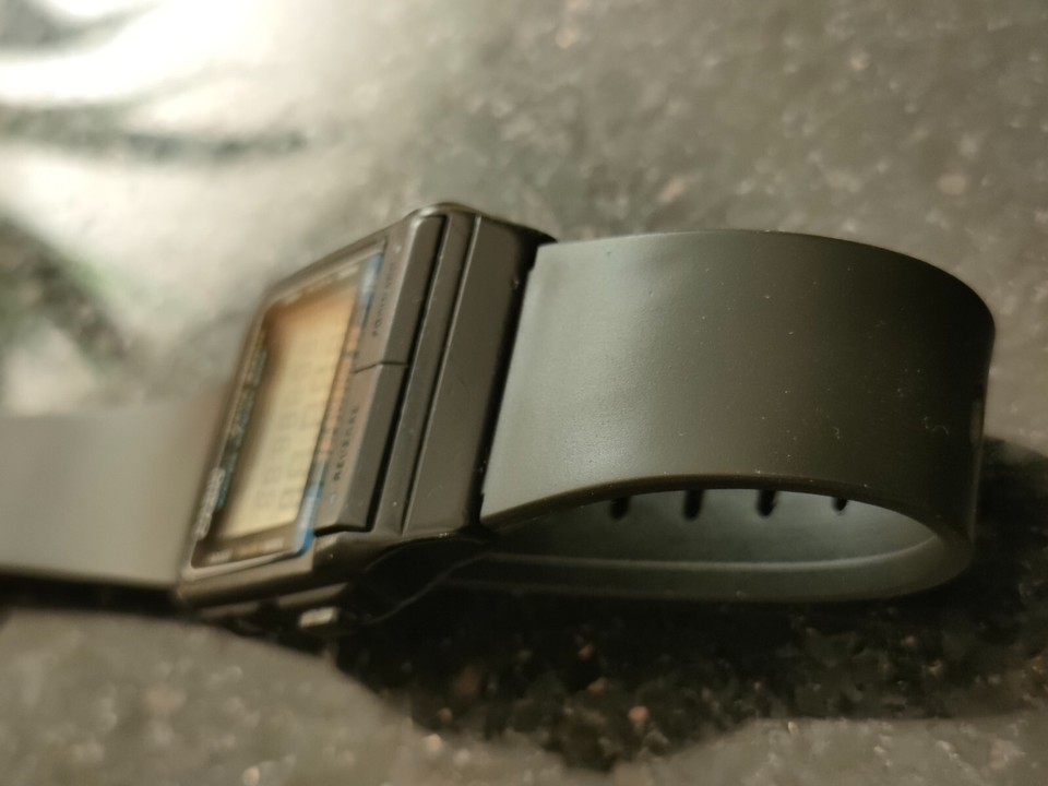 1985 Vintage Casio DB-520 Databank Telememo 50 Watch Module 675 Black ...