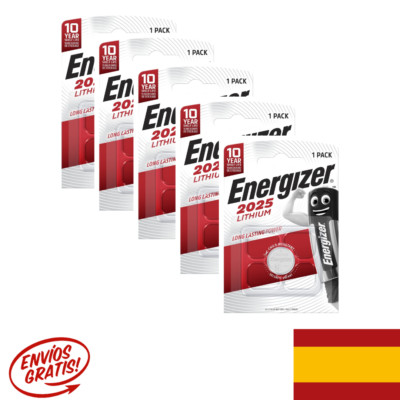 5 x CR2025 Pila Original Energizer Litio Botón a4281 | eBay