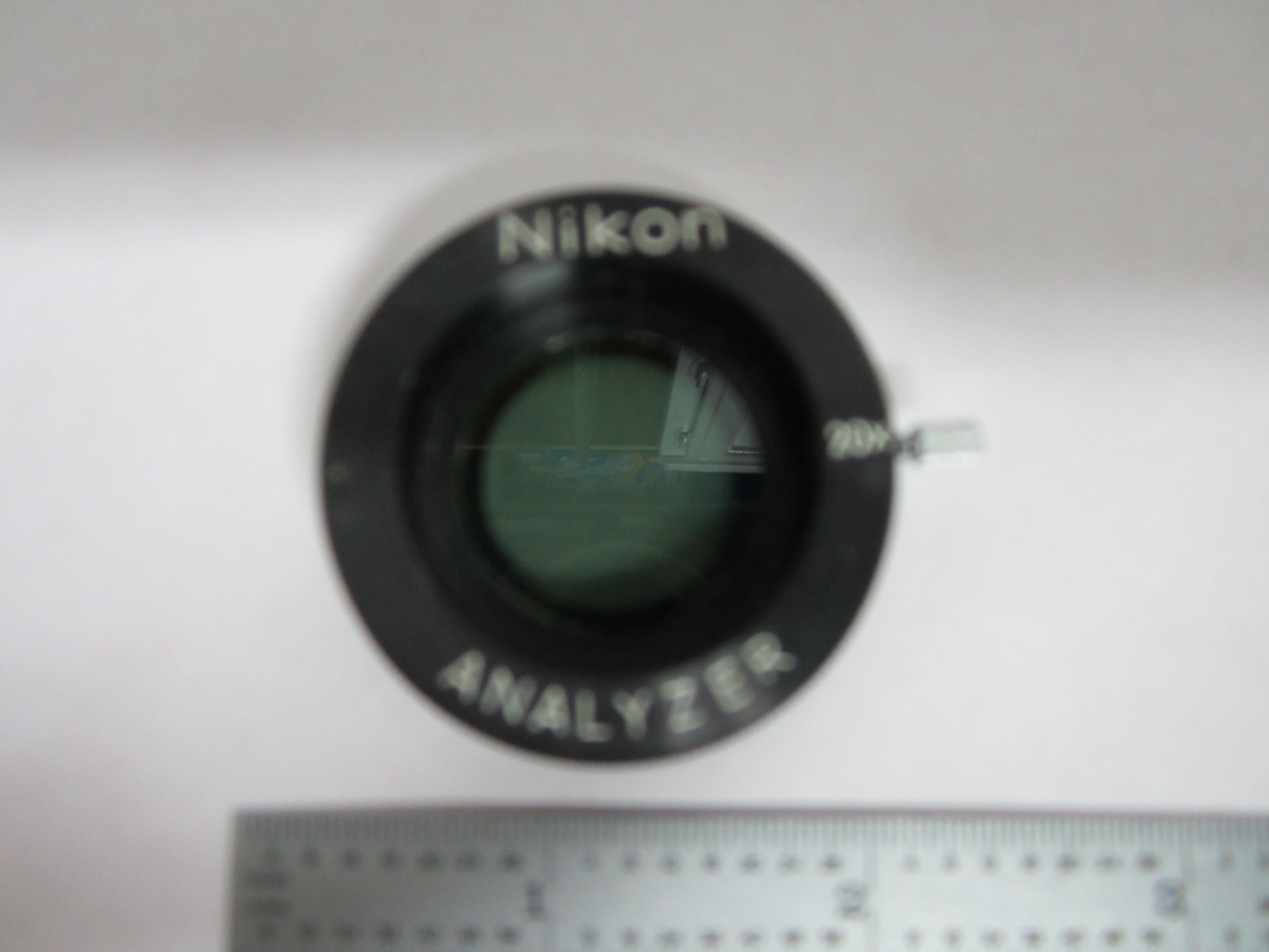 MICROSCOPE POLARIZER NIKON 20X ANALYZER OPTICS AS IS BIN#K5-02 | eBay