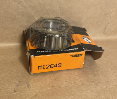 TIMKEN M12649 Tappered Roller Bearing (E-2-05) | eBay