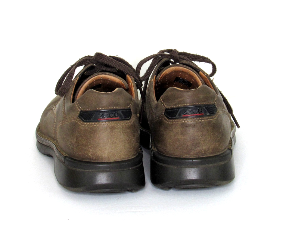 ECCO Light Shock Point Men's Leather Brown Lace Up Shoes Size US 8 8.5 ...