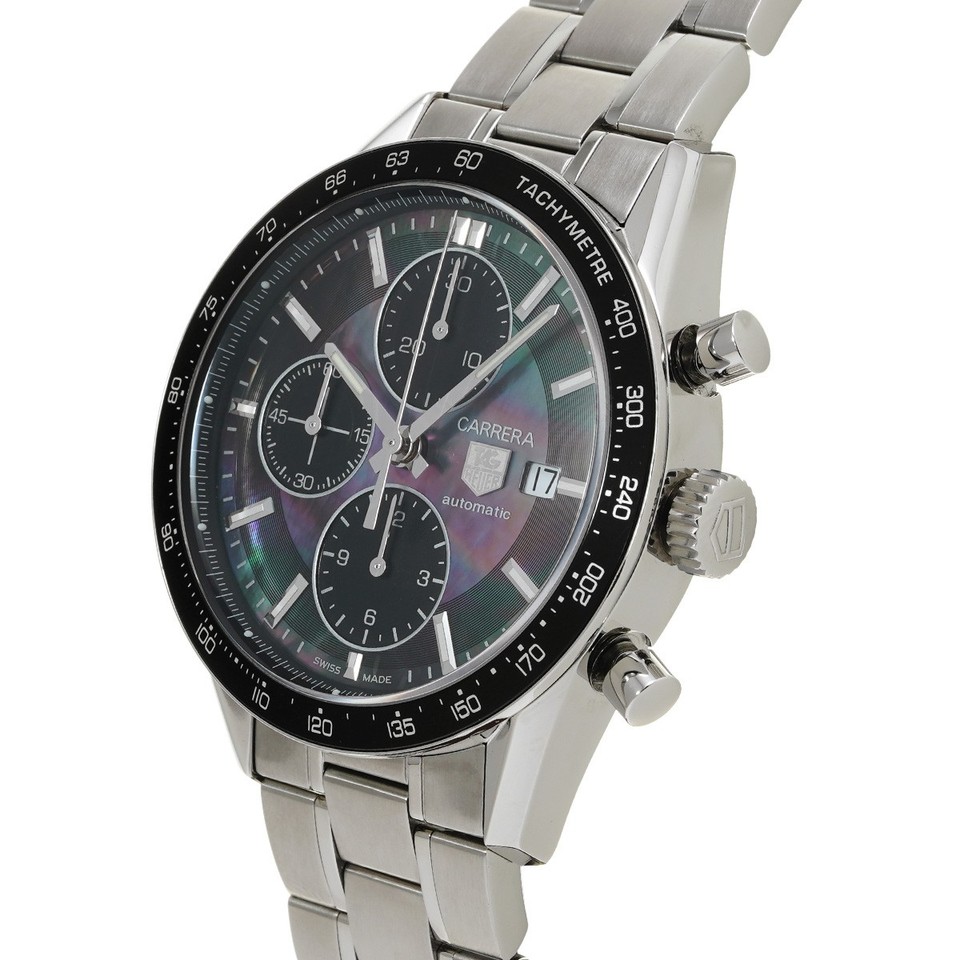 TAG HEUER Carrera Caliber 16 Chronograph CV201K.BA0794 Black shell ...