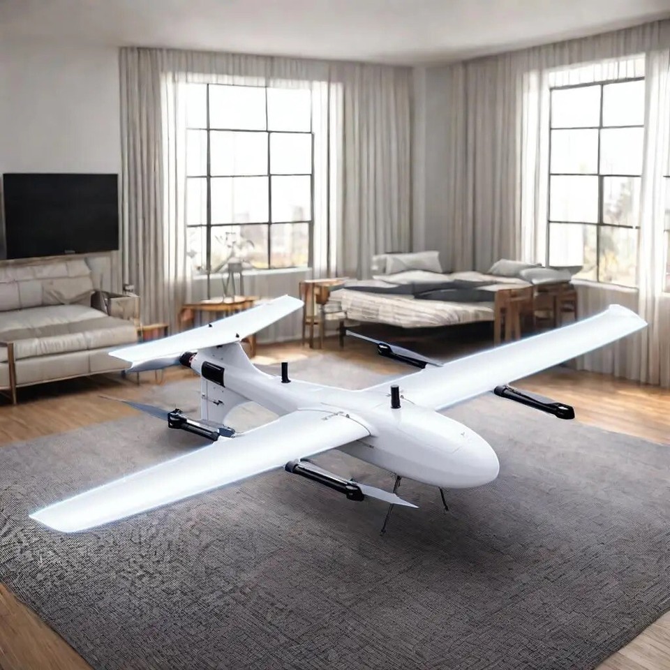 VTOL Fixed Wing Multipurpose 260Km Long Range UAV 2Kg Load 4h Flight ...