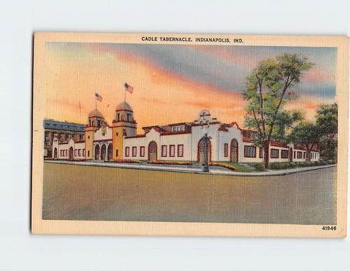Postcard Cadle Tabernacle, Indianapolis, Indiana | eBay UK