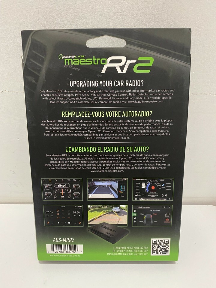 Maestro iDatalink ADSMRR2 ADS-MRR2 Radio replacement interface module Brand NEW | eBay