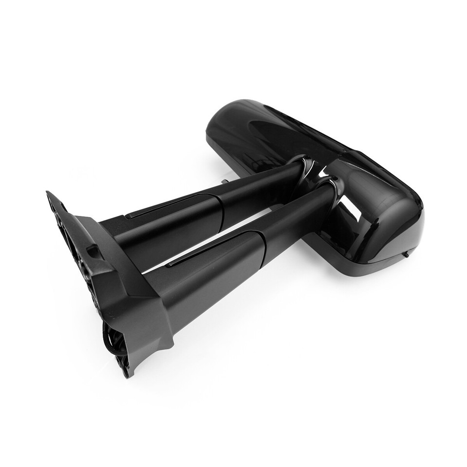 Black Door Mirror Assembly w/ Heated Pair For Kenworth T680 T880 LH+RH ...