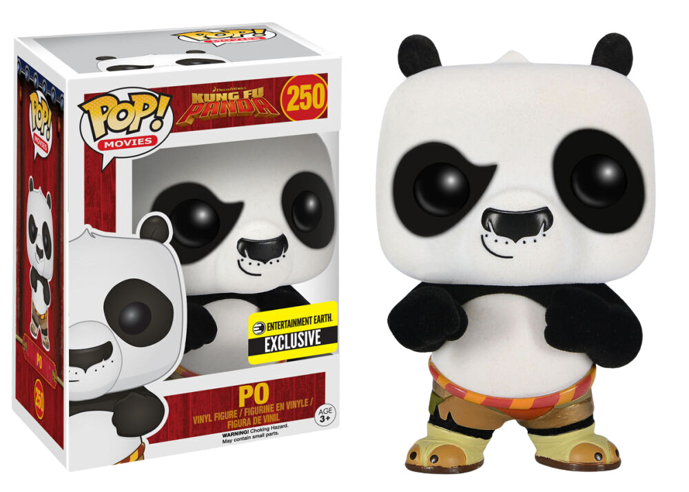 Funko Pop! Vinyl: Kung Fu Panda - Po - (Flocked) - Entertainment Earth ...