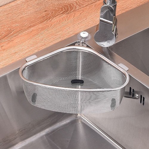 Household Kitchen Garbage Filter Screen Triangle Storage Shelf | eBay ...