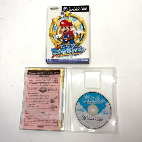 Super Mario Sunshine Nintendo Gamecube GC Japanese Video Game CIB ...
