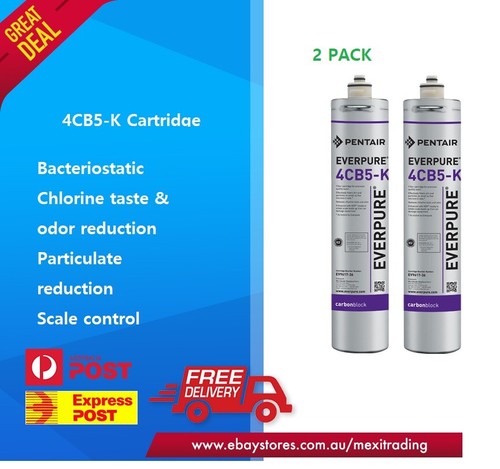 2X EVERPURE 4CB5-K 5 MICRONS KDF REPLACEMENT WATER FILTER CARTRIDGE ...