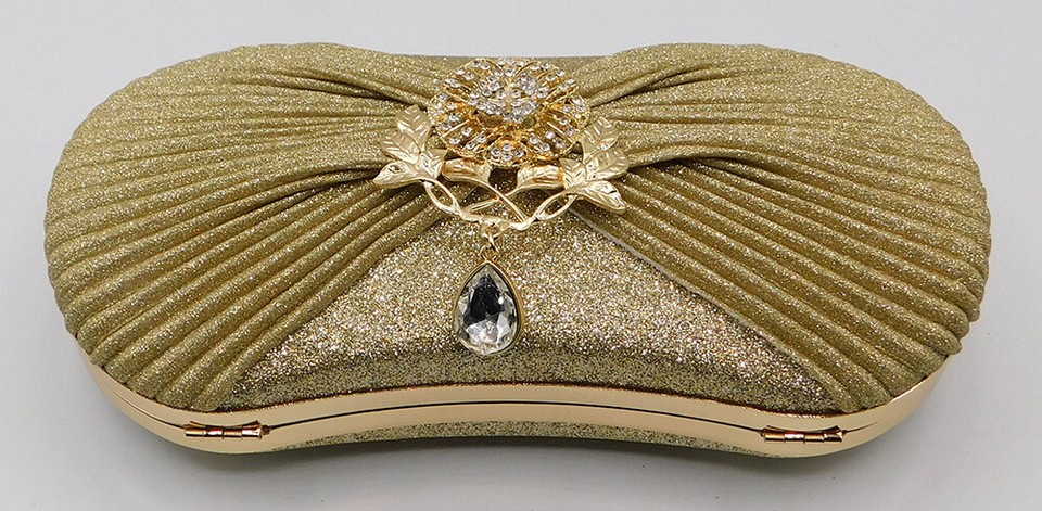 *New* Elegant Women Rhinestone Evening Handbag Wedding Party Clutch ...