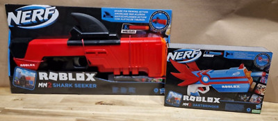 NERF MM2: SHARK SEEKER and DARTBRINGER BLASTERS MISSING ROBLOX CODES | eBay