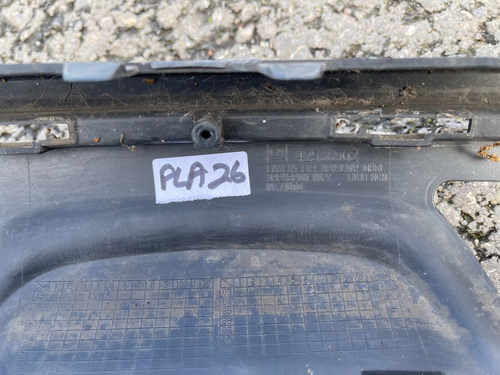 Vauxhall Mokka X 2017 - 2020 Genuine Front Bumper Lower Section ...