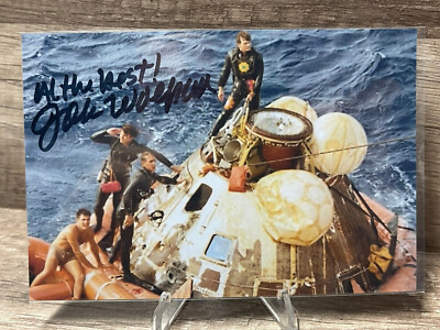 John Wolfram Apollo 11 Navy Seal Frogman Hand Signed 4x6 Photo TC46-735 ...