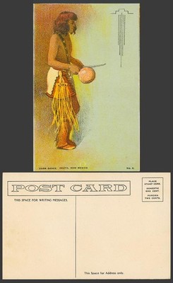 American Red Indian Dancer Dancing Corn Dance Isleta New Mexico USA Old ...