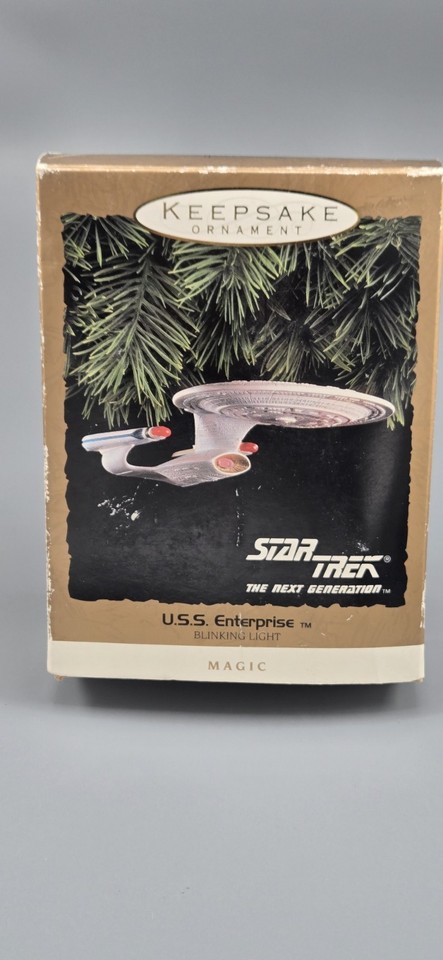 Hallmark Star Trek USS Enterprise Ship Keepsake Ornament in Box | eBay