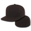 Brown Fitted Flat Bill Plain Solid Blank Baseball Ball Cap Caps Hat ...