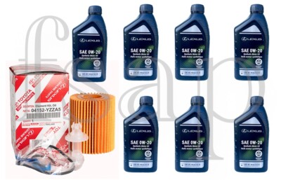 Genuine Lexus Oil Change Kit 2018 Lexus GS450h 3.5L Full Synthetic oil ...