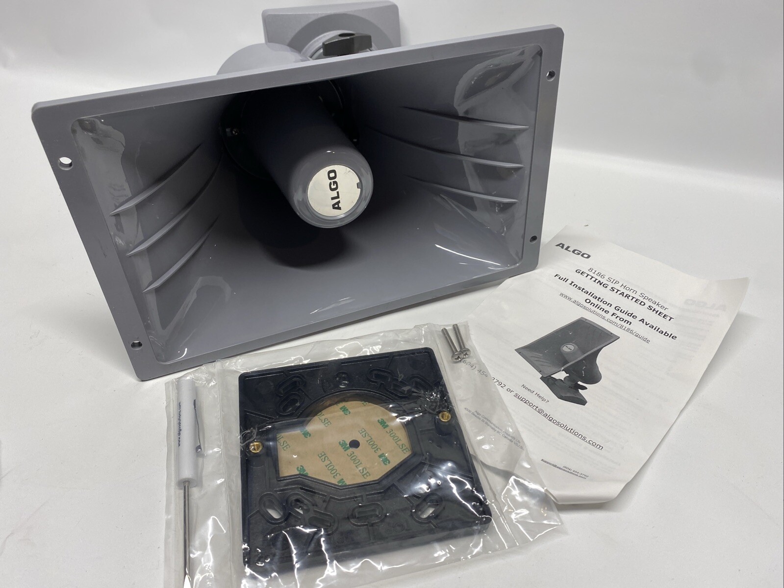 Algo Outdoor Paging Speaker 8186 SIP Horn Speaker & Loud Ringer | eBay