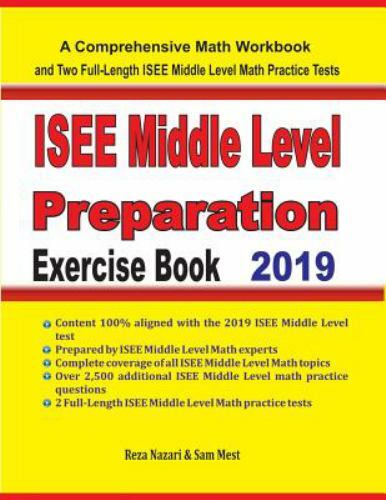 ISEE Middle Level Math Preparation Exercis: A Comprehensive Math ...