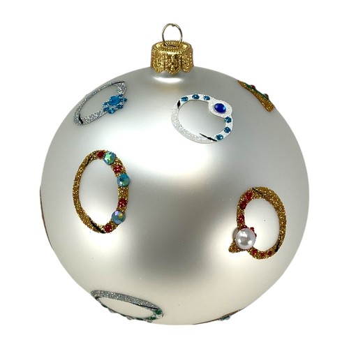 Put a Ring On It Ball Ornament Polish Glass High Design Collection ...