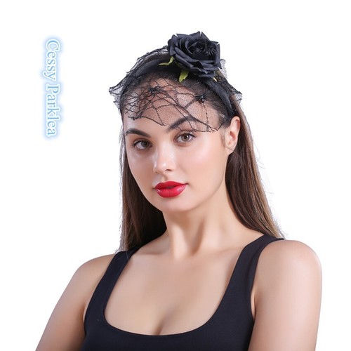 SN-D2-1 Zombie Bride Graveyard Corpse Wedding Black Widow Rose Costume ...