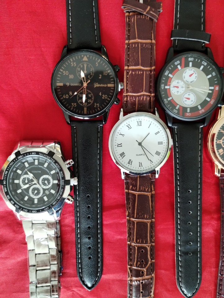Set of 10 NEW Men's Watches CLOSEOUT OVERSTOCK CLEARANCE DEAL lot Men ...