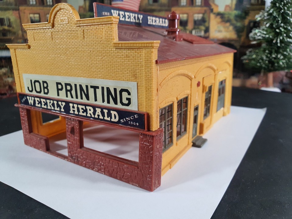 HO Scale Building Printing Station, Warehouse, Factory Substation ...