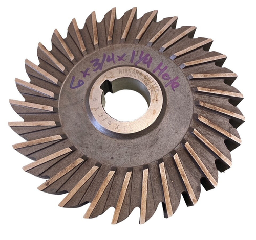 NIAGARA CUTTER HSS STRAIGHT TOOTH MILLING CUTTER 6" x 3/4" x 1-1/4 ...