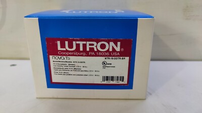 NEW LUTRON Nova T NTR-15-DDTR-BR Dual Dimmable Tamper Resistant ...