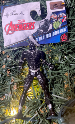 2025 Black Panther T'Challa Marvel Christmas Tree Ornament w Tag ...