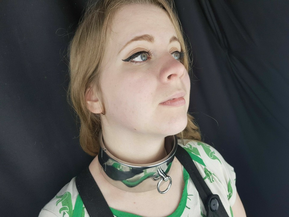 Posture collar, heavy Bondage, Slave Metal Choker Restraint Shackle ...