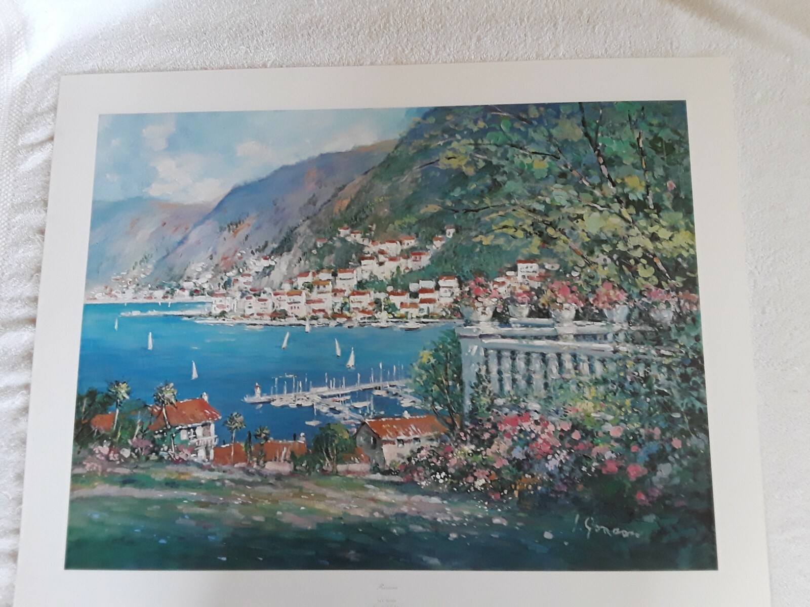 Riviera by L Gordon signed limited edition Art | eBay