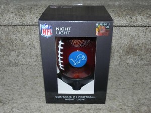 DETROIT LIONS FOOTBALL DESK TOP NIGHT LIGHT NFL LICENSED PRODUCT NEW IN ...