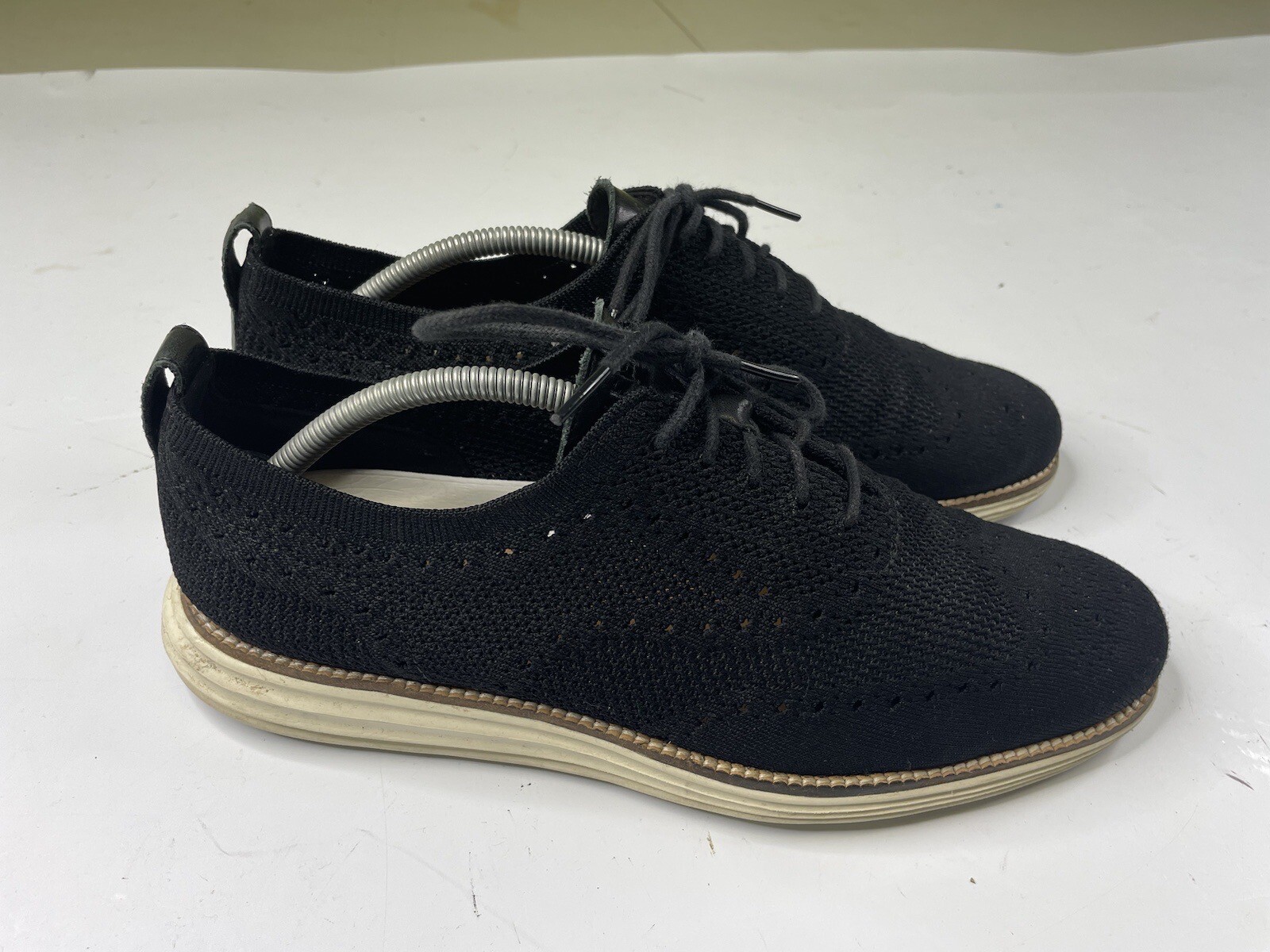 Cole Haan Grand OS Wingtip Shoes Mens 10M Oxfords Bla… - Gem