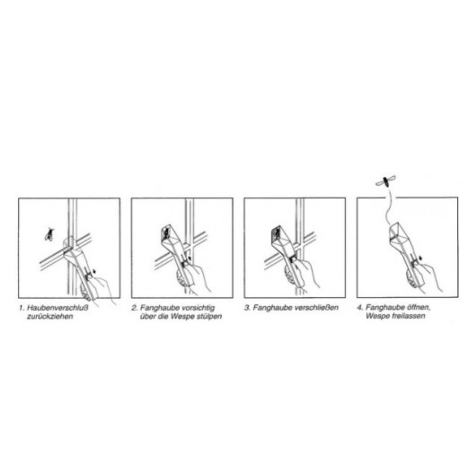 Snapy Insektenfänger Insektenfalle für Spinnen Käfer Wespen und andere ...