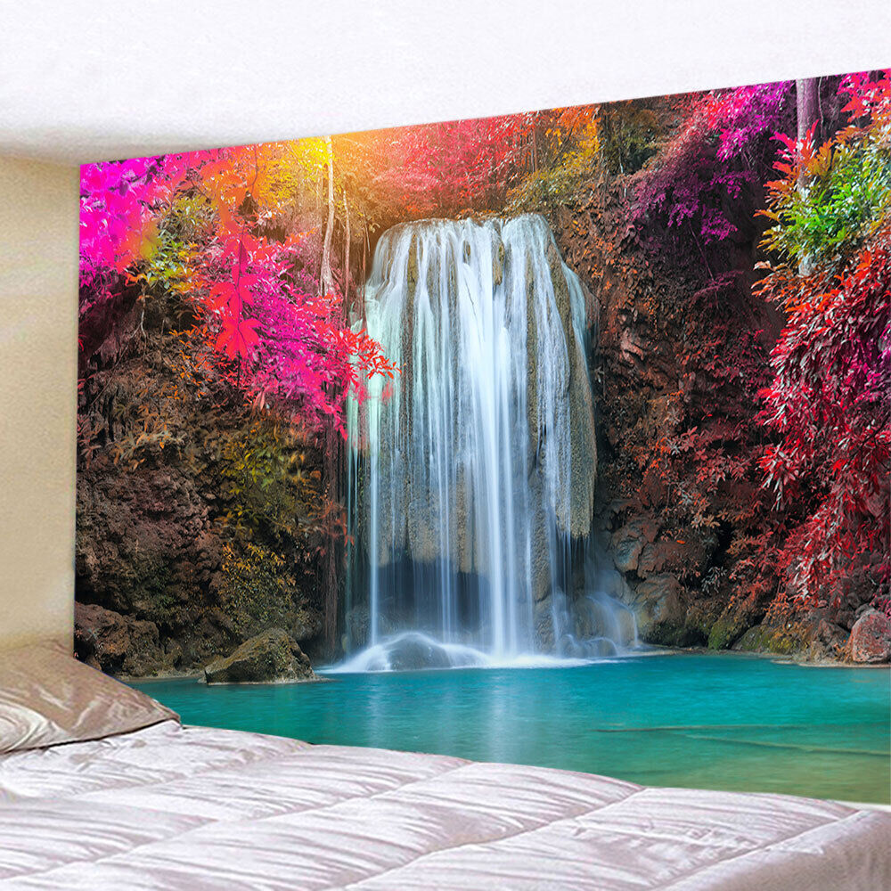Large Scenery 3D Wall Hanging Backdrop Tapestry Blanket Bedspread Wall ...