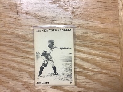 1975 TCMA Joe Giard New York Yankees Card | eBay