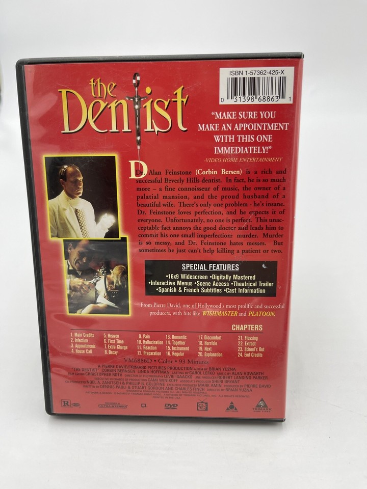 The Dentist (1996) - Trimark DVD 31398688631| eBay