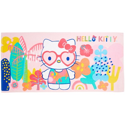Sanrio **HELLO KITTY** Vibrant Colors Kids Beach Towel 28X58 NWT | eBay