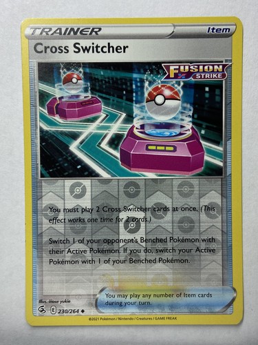 Pokémon TCG Cross Switcher 230/264 - Fusion Strike - Uncommon Reverse ...