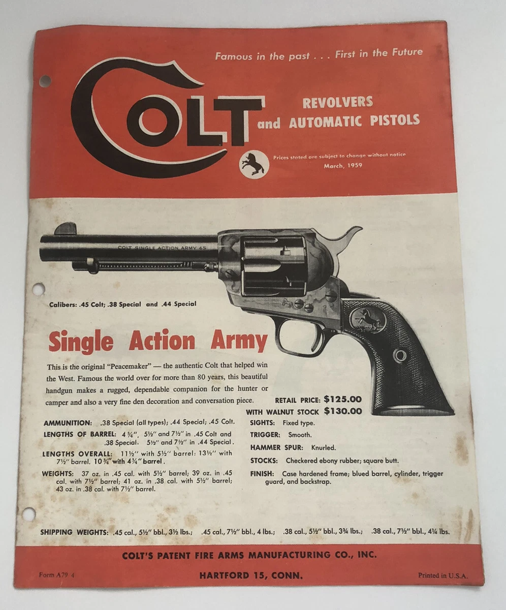Colt Python Price List